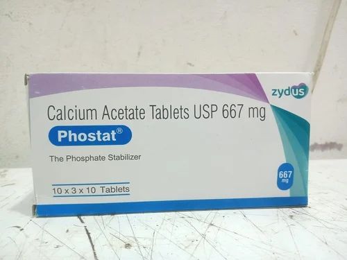 Calcium Acetate 667 Mg Tablets - Triom Pharmaceuticals
